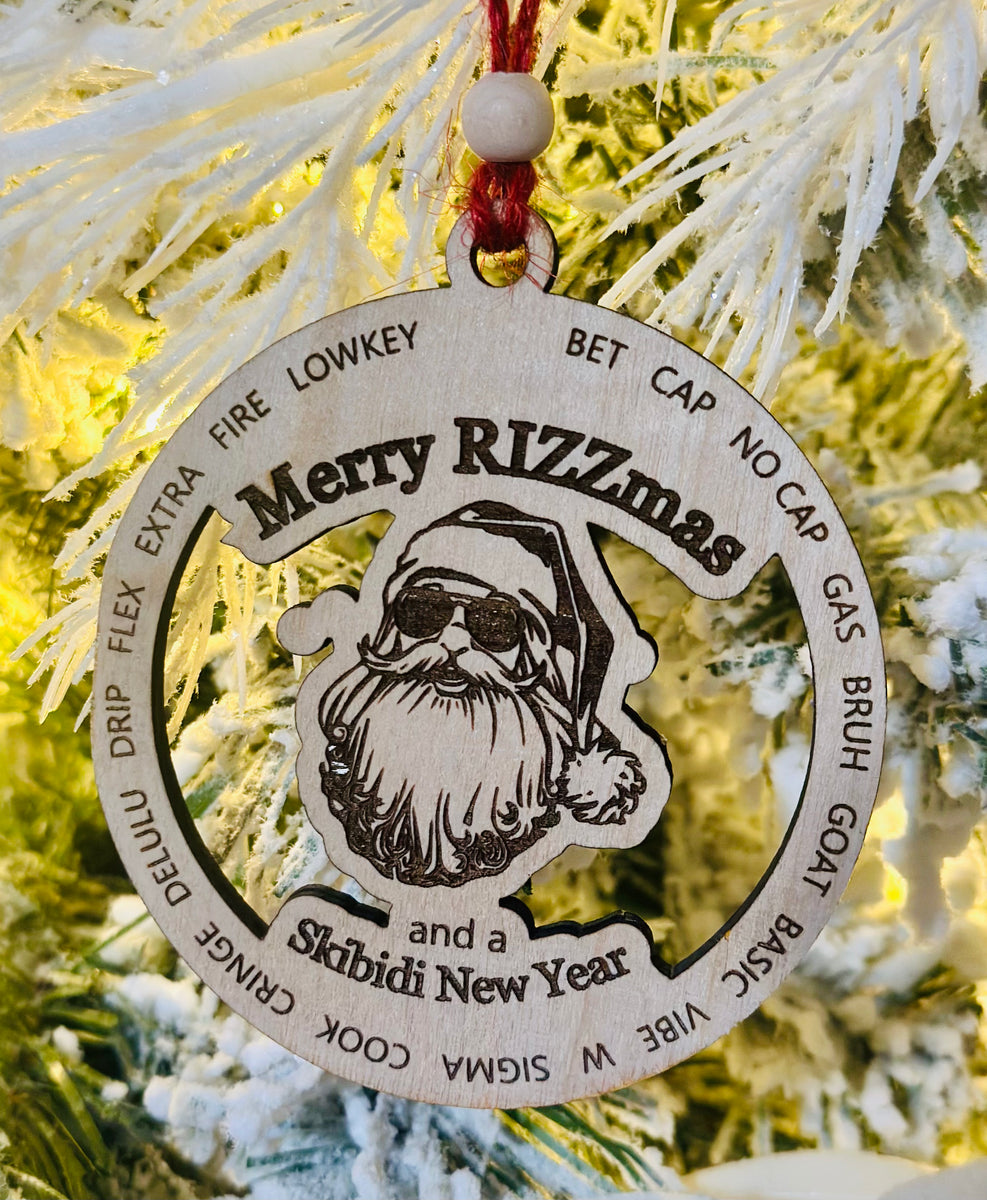 Merry RIZZmas Ornament – MommaCrafts413